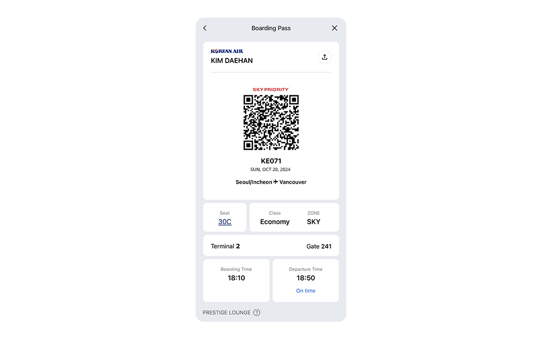 Auto check-in