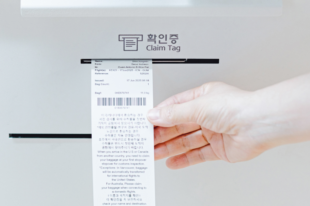 Self-service bag drop