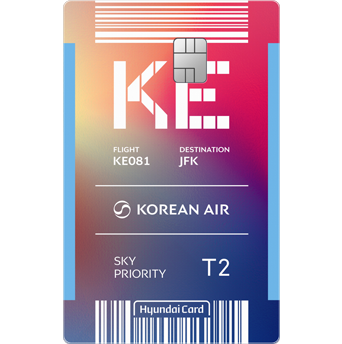 Mileage accrual for domestic credit cards (Korea)