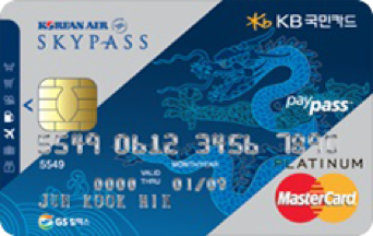 Mileage accrual for domestic credit cards (Korea)