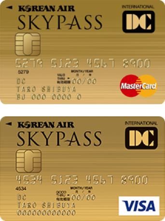 Mileage accrual of overseas credit cards
