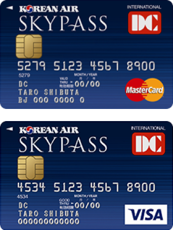 Mileage accrual of overseas credit cards